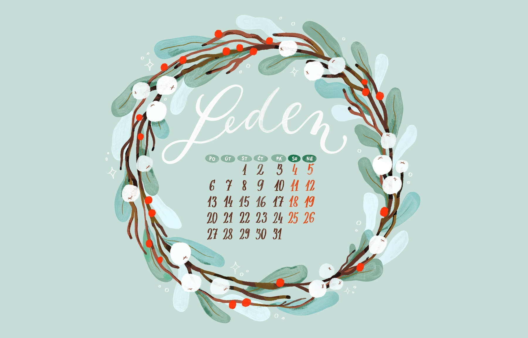 Leden - tapeta na plochu - Chaukiss